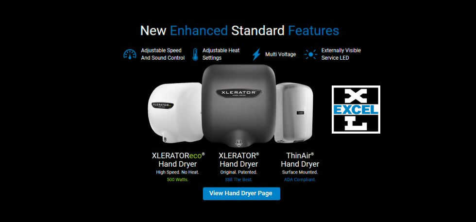 American Made Hand Dryers Made by Excel Dryer | BuyDirectUSA